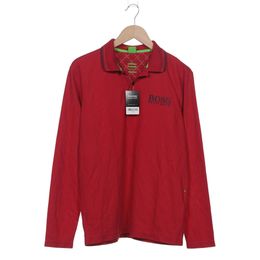 BOSS Green Herren Poloshirt, rot, Gr. 52