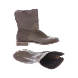 hessnatur Damen Stiefelette, beige, Gr. 39