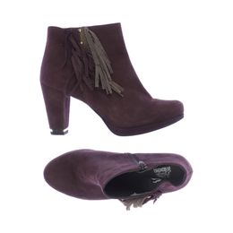 Alba Moda Damen Stiefelette, bordeaux, Gr. 39