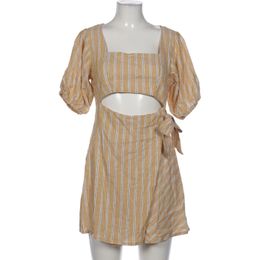 Zara Damen Kleid, beige, Gr. 42