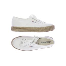 Superga Damen Sneakers, weiß, Gr. 42