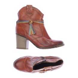 Tamaris Damen Stiefelette, orange, Gr. 38