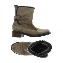 Pier One Damen Stiefelette, beige, Gr. 38