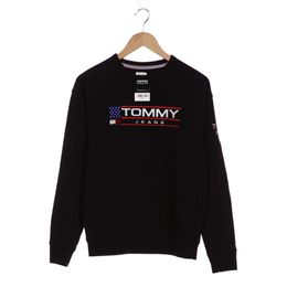 Tommy Jeans Damen Sweatshirt, schwarz, Gr. 34