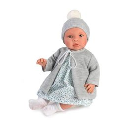 Asi Leonora baby doll in blue flowerprint dress