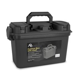 Outdoor Box mit Klapplade schwarz
