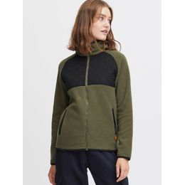 oxmo Fleecejacke Damen, oliv