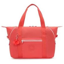 Kipling Eyes Wide Open Art M Travel Tote Almost Coral