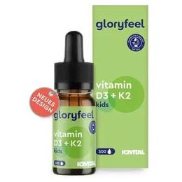 gloryfeel® Vitamin D3 + K2 Tropfen Kids - 500 I.E 10 ml