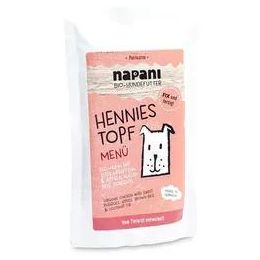 Bio Menü für Hunde Hennies Topf mit Huhn und Naturreis 150 g