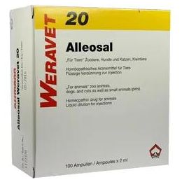 Alleosal 20 Ampullen, für Hunde, Katzen, Zootiere sowie Kleintiere 100X2 ml