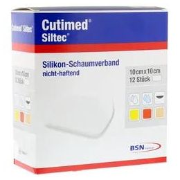 BSN Medical Cutimed Siltec Schaumverb.10x10 cm nicht 12 St