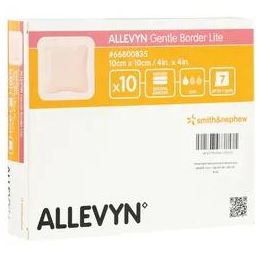 EurimPharm Arzneimittel Allevyn Gentle Border Lite 10x10 cm Scha 10 St