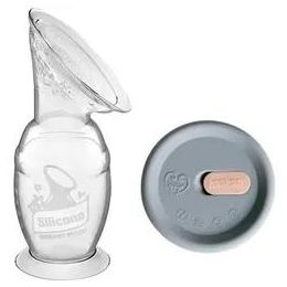 Muttermilchpumpe mit Saugfuss 100ml + Silikondeckel Set