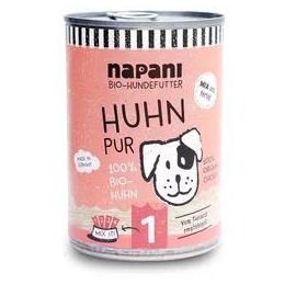 Bio-Dosenfutter für Hunde, Huhn pur 400 g