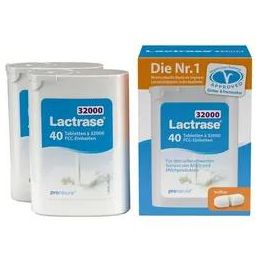 Lactrase 32000 Fcc Teilbare Tabletten Im Spender 2X40 St