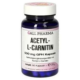 Acetyl-l-carnitin 500 mg Kapseln 60 St