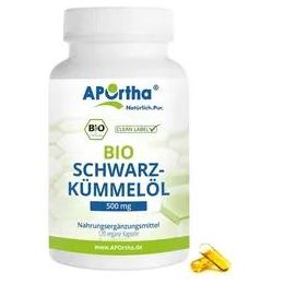 APOrtha® Bio-Schwarzkümmelöl 500 mg - vegane Kapseln 120 St