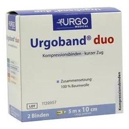 URGOband Duo Kurzzugbinde 10 cmx5 m 2 St