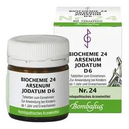 Bombastus Biochemie 24 Arsenum jodatum D 6 Tablett 80 St