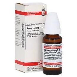 DHU-Arzneimittel Panax Ginseng D 12 Dilution 20 ml