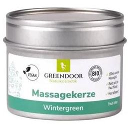 GREENDOOR Massagekerze Wintergreen