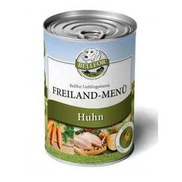 Bellfor Hundefutter Nass mit Huhn Freiland-Menü 400 g 400 g