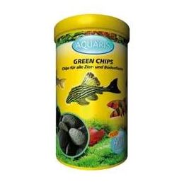 AQUARIS Aquarium Fischfutter für Welse Green Chips 125 g 125 g