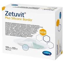 Zetuvit Plus Silicone Border 17,5 cm x 17,5 cm 10 St