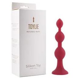 Bordeaux Anal Dildo, 3 Kugeln, Saugfuß, Silikon (1 Stück) 1 St