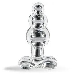 Lovelyness - Analplug aus Glass mit Rippen