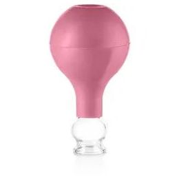 pulox Schröpfglas aus Echtglas pink 25mm 1 St