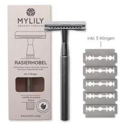 MYLILY Rasierhobel inklusive 5 Klingen - Silber 1 St