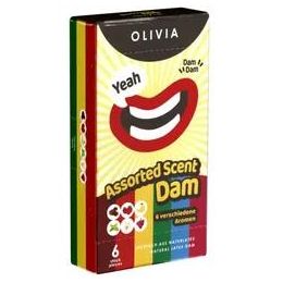 Olivia Dams Assorted Scents – Aromatisierte Lecktücher (6 Tücher) 6 St