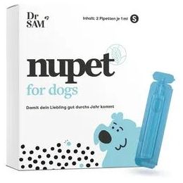 Dr. SAM nupet Pipette Hund S - für 30 Tage - Geraniol-basierte Pipetten für Hunde bis 20 kg