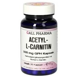 Acetyl-l-carnitin 500 mg Kapseln 30 St