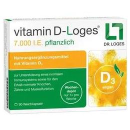 Dr. Loges + Co. GmbH vitamin D-Loges 7.000 I.E. pflanzlich 90 St