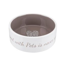 Trixie Pet's Home bowl ceramic 0.8 l/ø 16 cm cream/taupe