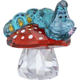 Dekofigur Swarovski "Kristallfigur Sammelfigur Alice Caterpillar Raupe Absolem, 5670225", bunt (kristallweiß, rot, weiß, blau, gelb, schwarz), Dekofiguren, B/H: 4,5cm x 4,9cm, Raupe Absolem, Swarovski Kristall, Swarovski Kristall, B:4,5cm H:4,9cm