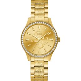 Quarzuhr Guess "ANNA, W1280L2", gold (goldfarben), Armbanduhren, Damen, Armbanduhr, Damenuhr