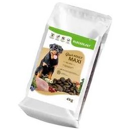 LYRA PET 4 kg Lecker.Pet® Gino's Adult Maxi mit Huhn Hundefutter Trockenfutter Vollnahrung