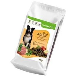 LYRA PET 8 kg Lecker.Pet® Luna's Adult Strauß mit Kartoffel & Apfel Hundefutter Trockenfutter Vollnahrung