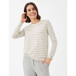 Brax Damen Langarmshirt Style CARINA, latte, Gr. 34