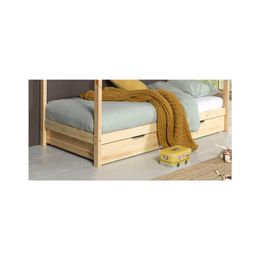 Bettschublade für Hausbett Serie Dallas Fa. Vipack, 90 x 190 cm, Natur