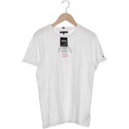 Tommy Hilfiger Herren T-Shirt, weiß, Gr. 176