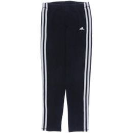 Adidas Damen Stoffhose, schwarz, Gr. 140