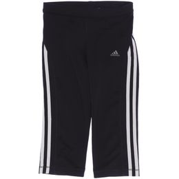 Adidas Damen Stoffhose, schwarz, Gr. 140