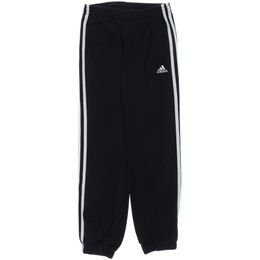 Adidas Herren Stoffhose, schwarz, Gr. 140