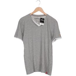 EDC by Esprit Herren T-Shirt, grau, Gr. 52