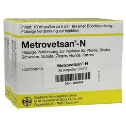 DHU-Arzneimittel Metrovetsan N Injektionslösung vet. 2X10X5 ml